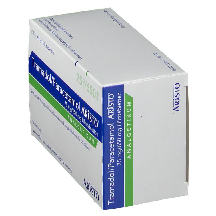 Tramadol/Paracetamol Aristo® 75 mg/650 mg 30 St - shop-apotheke.com