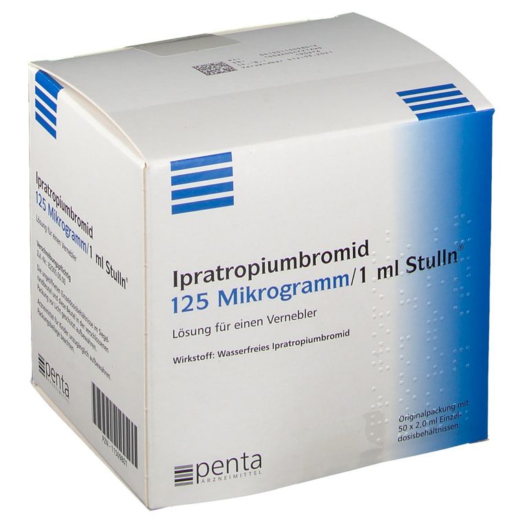 Ipratropiumbromid 125 µg/1 mg Stulln® 50x2 ml - shop-apotheke.com