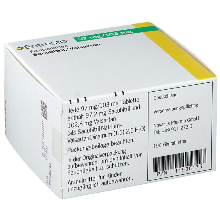 Entresto® 97 mg/103 mg 196 St - shop-apotheke.com