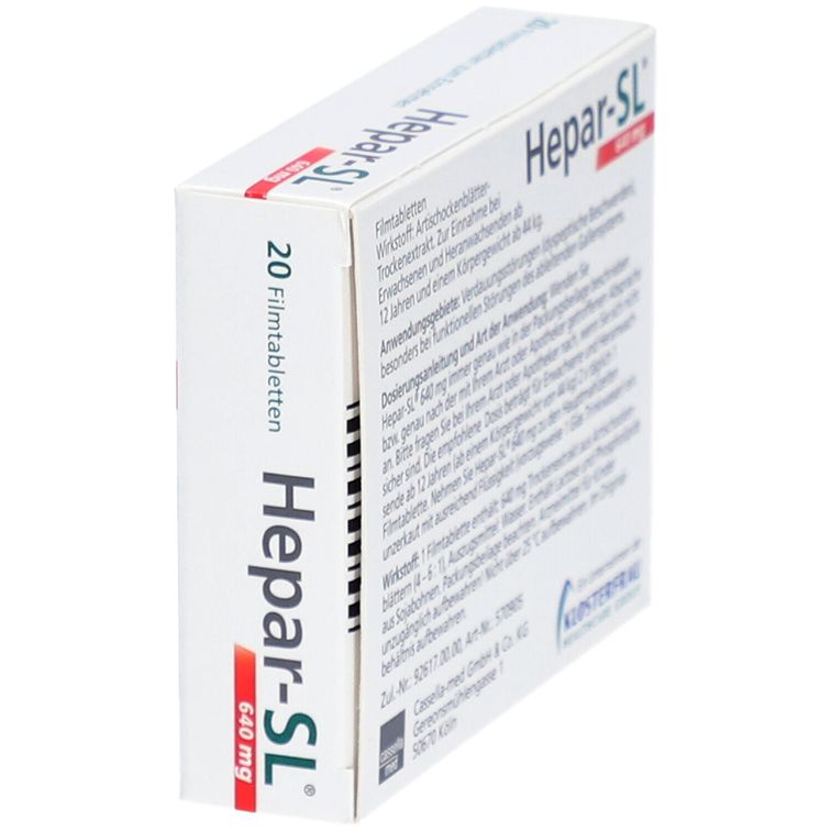 Hepar-SL® 640 mg 20 St - shop-apotheke.com