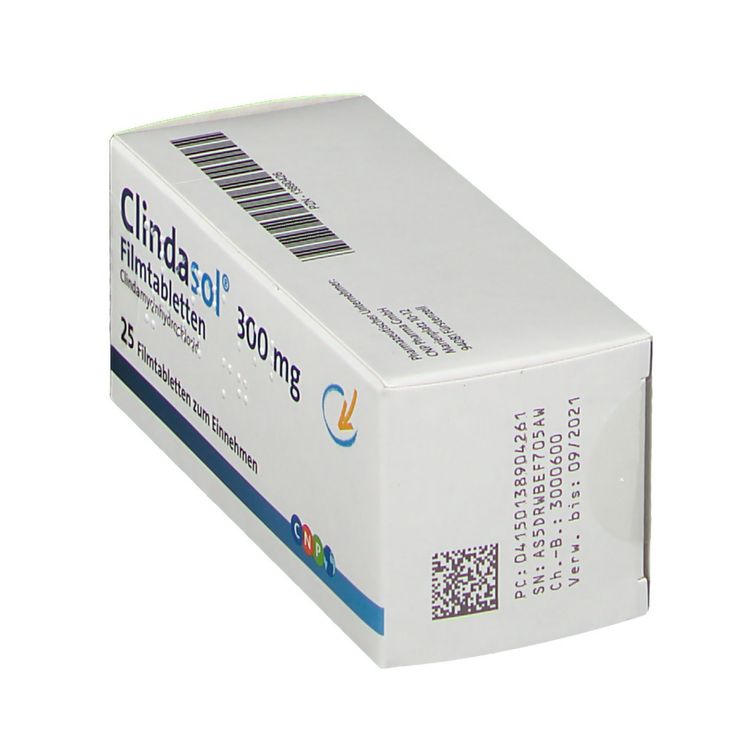 Clindasol 300 mg 25 St - shop-apotheke.com