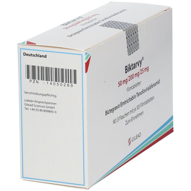Biktarvy® 50 mg/200 mg/25 mg 3x30 St - shop-apotheke.com