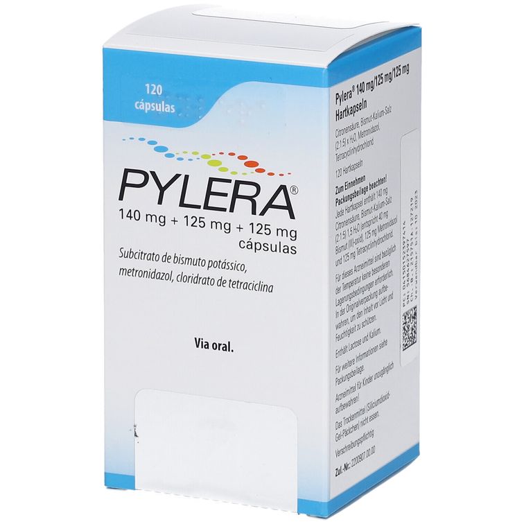Pylera 140 mg/125 mg/125 mg 120 St - shop-apotheke.com