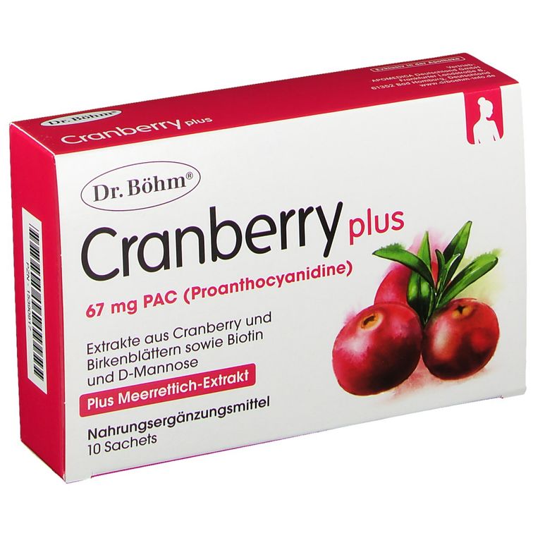 Dr. Böhm Cranberry plus 67 mg PAC 10 St - shop-apotheke.com