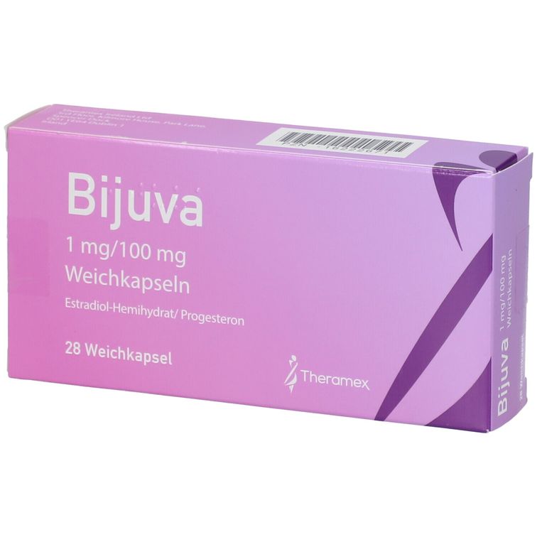 BIJUVA 1 mg/100 mg Weichkapseln 28 St - shop-apotheke.com