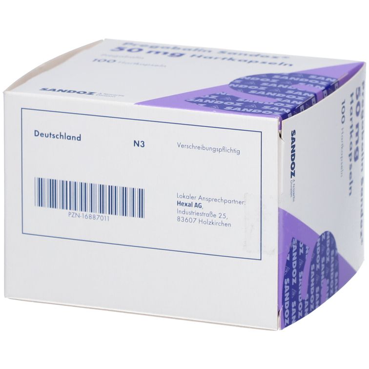 Pregabalin Sandoz® 50 mg 100 St - shop-apotheke.com