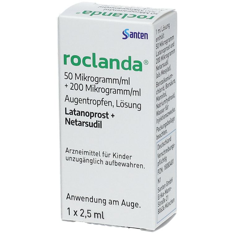 ROCLANDA 50 µg/ml + 200 µg/ml Augentropfen Lösung 1x2,5 ml - shop ...