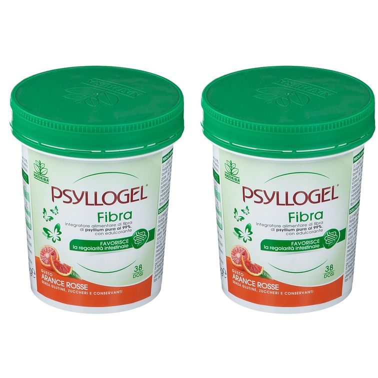PSYLLOGEL® Fibra Arance Rosse Vaso 2x170 g | Redcare