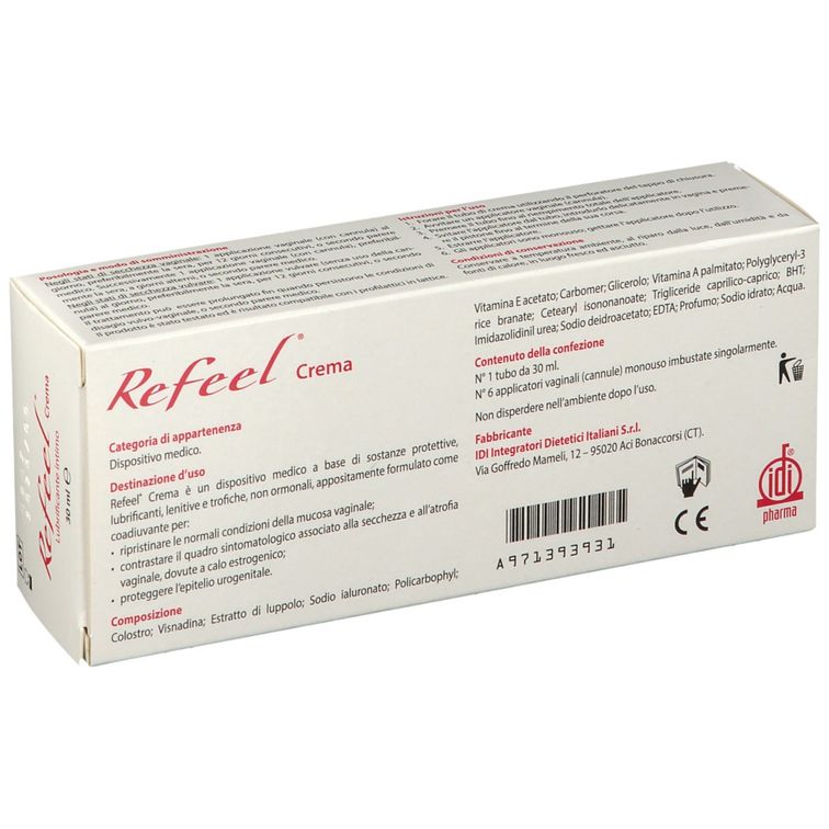Refeel® Crema Lubrificante Intimo 30 ml | Redcare
