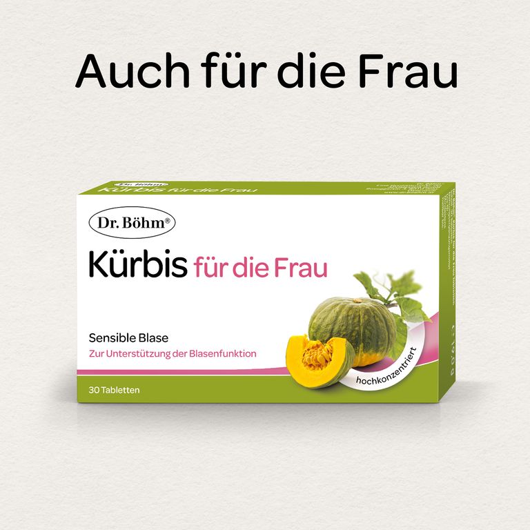 Dr. Böhm® Kürbis nur 1 Tablette täglich – Bei nächtlichem Harndrang zur ...