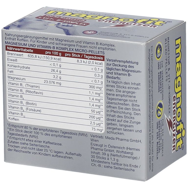 Magnofit Energizer 30 St - Shop Apotheke