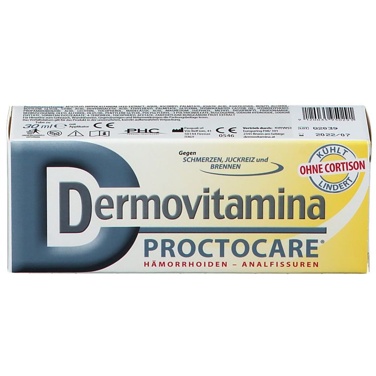 Dermovitamina Proctocare Creme 30 ml - Shop Apotheke