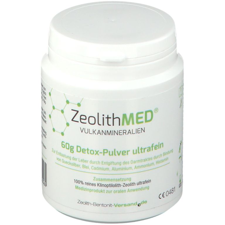ZeolithMED® Detox-Pulver ultrafein 60 g - Shop Apotheke