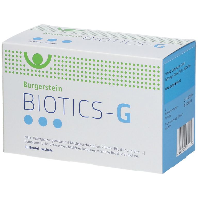 Burgerstein BIOTICS-G 30 St - Shop Apotheke