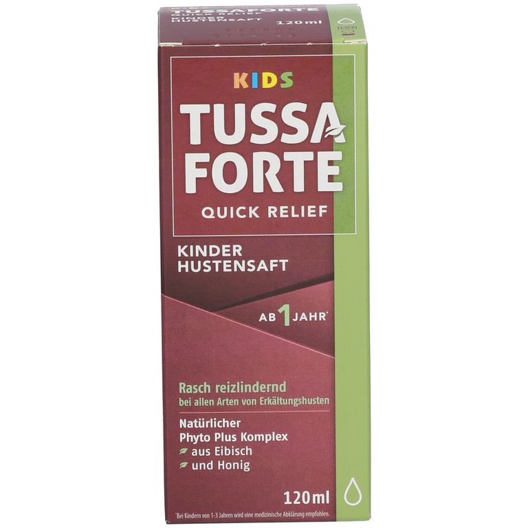 TUSSAFORTE KIDS Quick Relief Kinderhustensaft 120 ml - Shop Apotheke