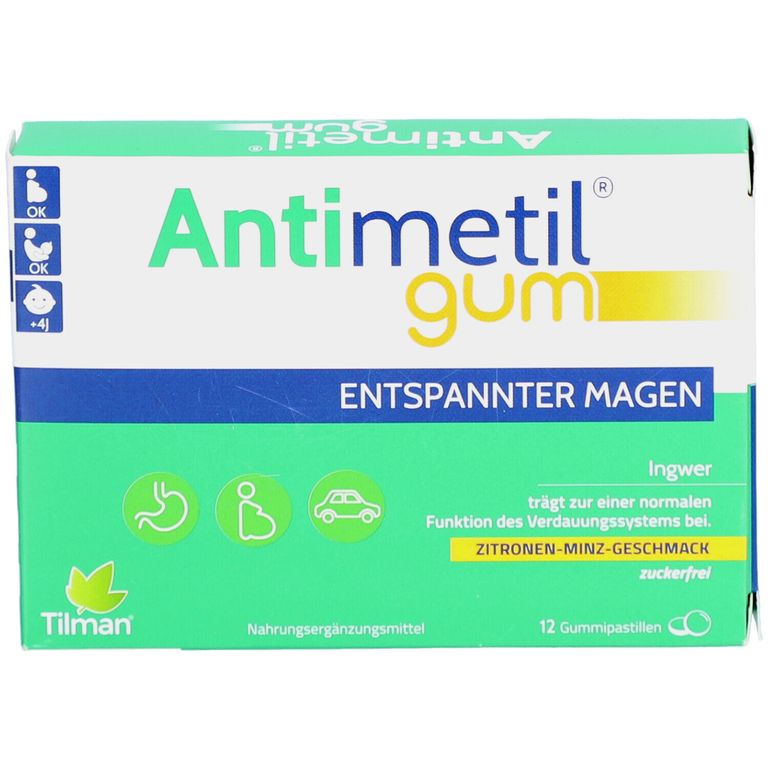 Antimetil® Gum 12 St - Shop Apotheke