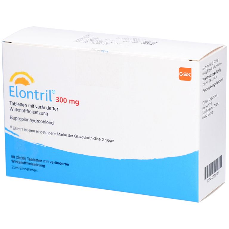 Elontril 300 mg 3x30 St mit dem E-Rezept kaufen - Shop Apotheke