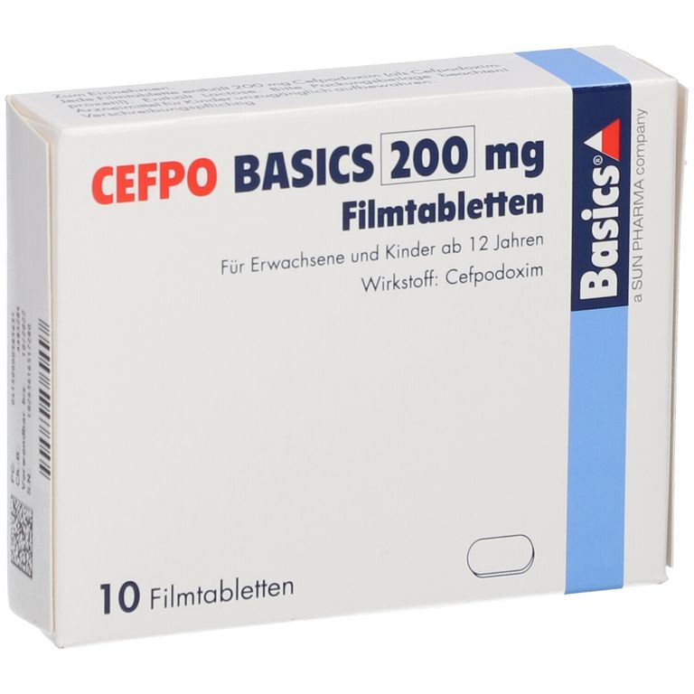 CEFPO BASICS 200 mg 10 St mit dem E-Rezept kaufen - Shop Apotheke