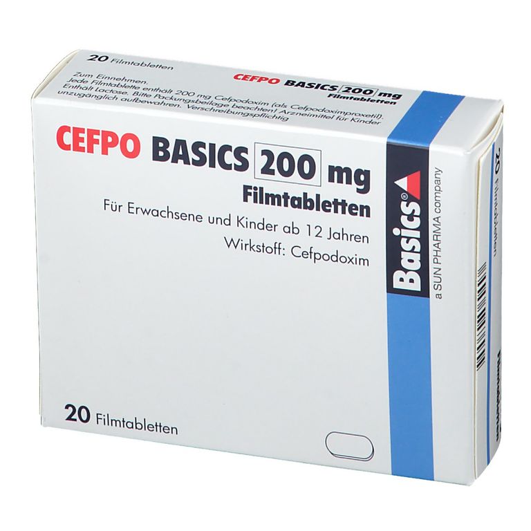 CEFPO BASICS 200 mg 20 St mit dem E-Rezept kaufen - Shop Apotheke