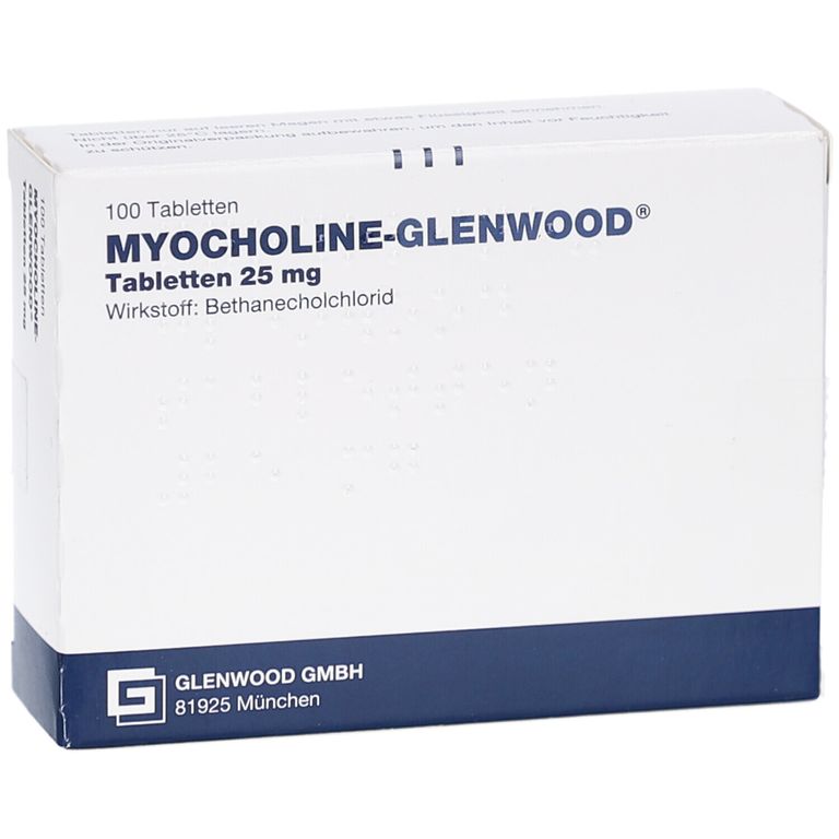 MYOCHOLINE-GLENWOOD® 25 mg 100 St mit dem E-Rezept kaufen - Shop Apotheke