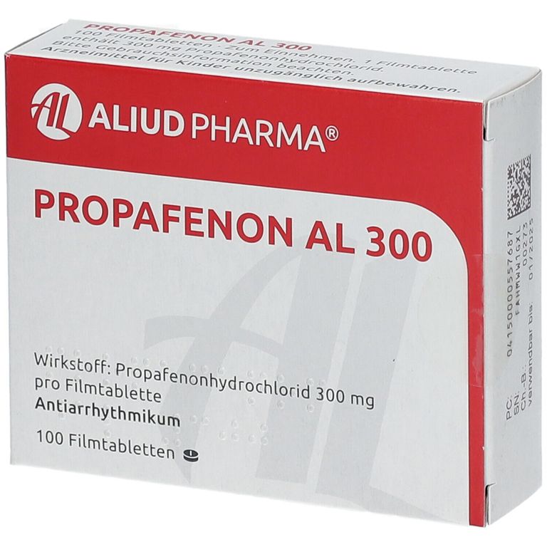 Propafenon AL 300 100 St mit dem E-Rezept kaufen - Shop Apotheke