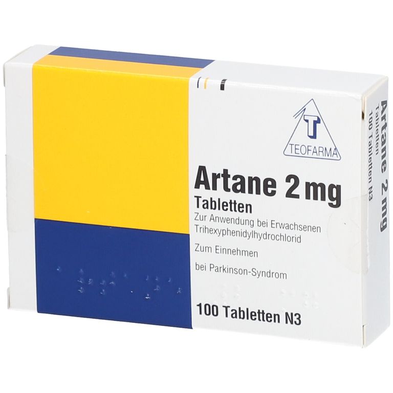 Artane® 2 mg 100 St mit dem E-Rezept kaufen - Shop Apotheke