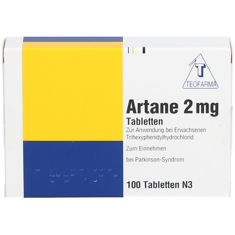 Artane® 2 mg 100 St mit dem E-Rezept kaufen - Shop Apotheke