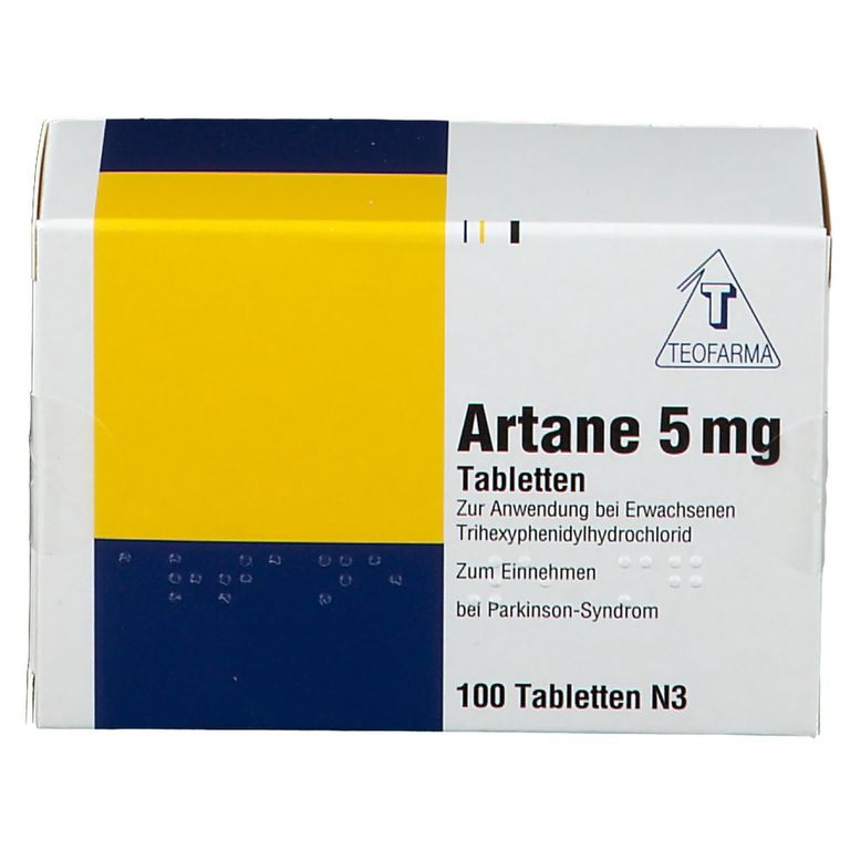 Artane® 5 mg 100 St mit dem E-Rezept kaufen - Shop Apotheke