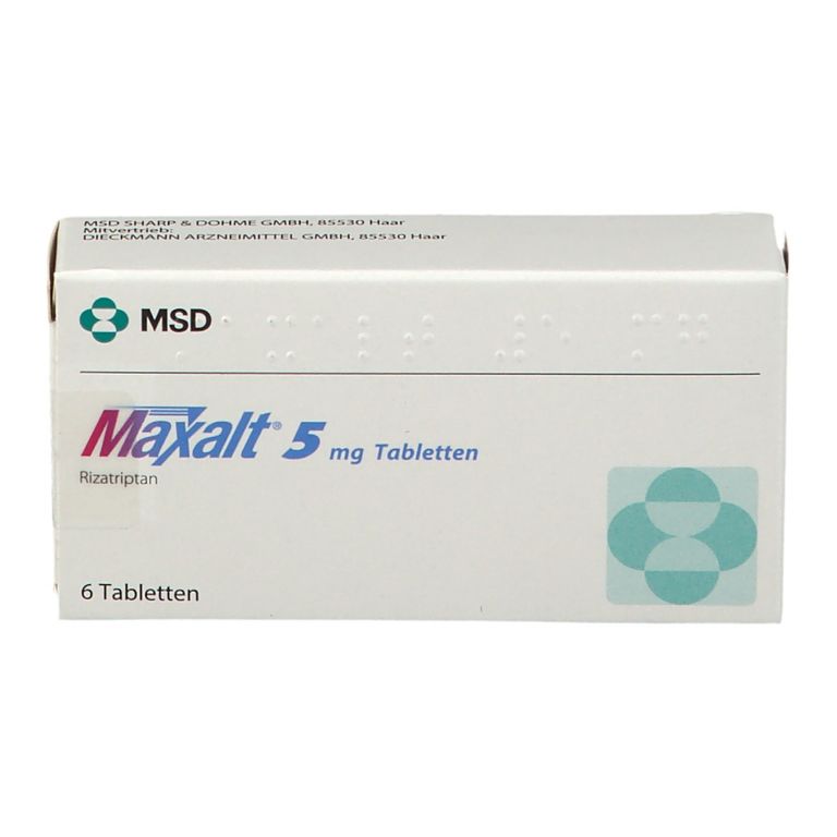 Maxalt® 5 mg 6 St mit dem E-Rezept kaufen - Shop Apotheke