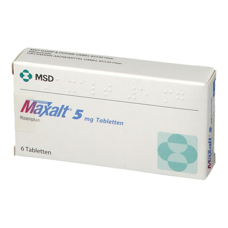 Maxalt® 5 mg 6 St mit dem E-Rezept kaufen - Shop Apotheke