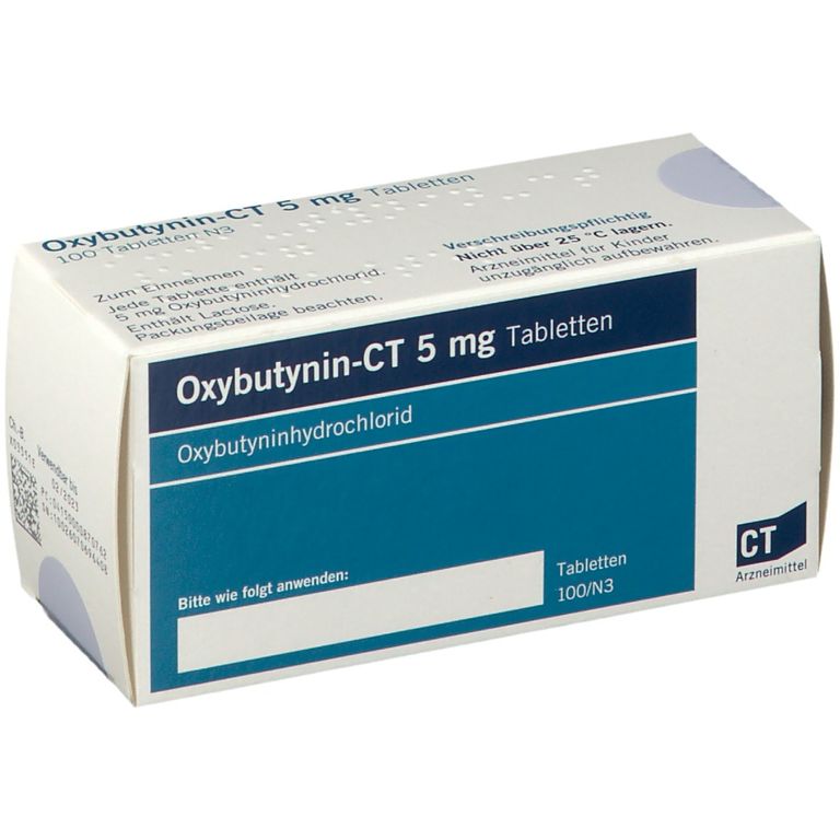 Oxybutynin-CT 5 mg 100 St mit dem E-Rezept kaufen - Shop Apotheke