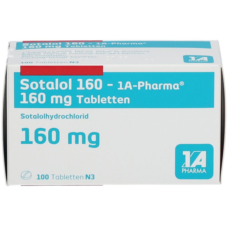 Sotalol 160 1A Pharma® 100 St mit dem E-Rezept kaufen - Shop Apotheke