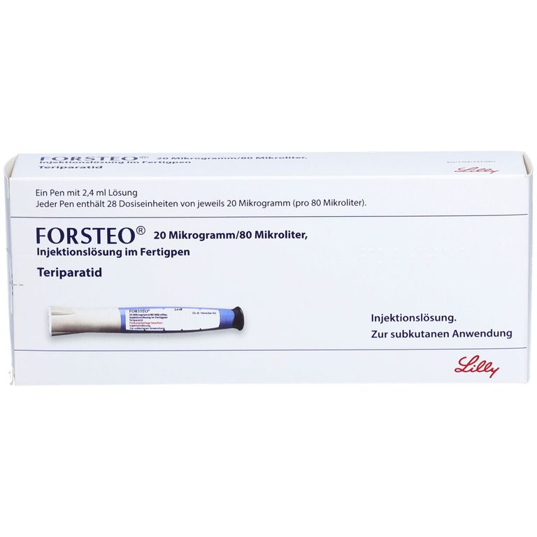FORSTEO 20 µg/80 µl Inj.-Lsg.im Fertigpen 1 St mit dem E-Rezept kaufen ...