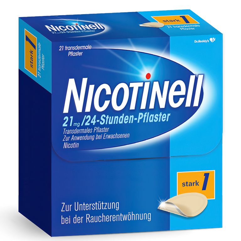 Nicotinell® 21 mg 24-Stunden-Pflaster 21 St - Shop Apotheke