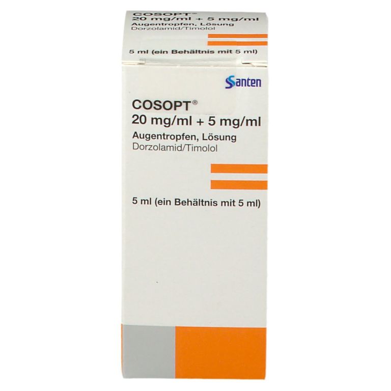 Cosopt® 20 mg/ml + 5 mg/ml 1x5 ml mit dem E-Rezept kaufen - Shop Apotheke