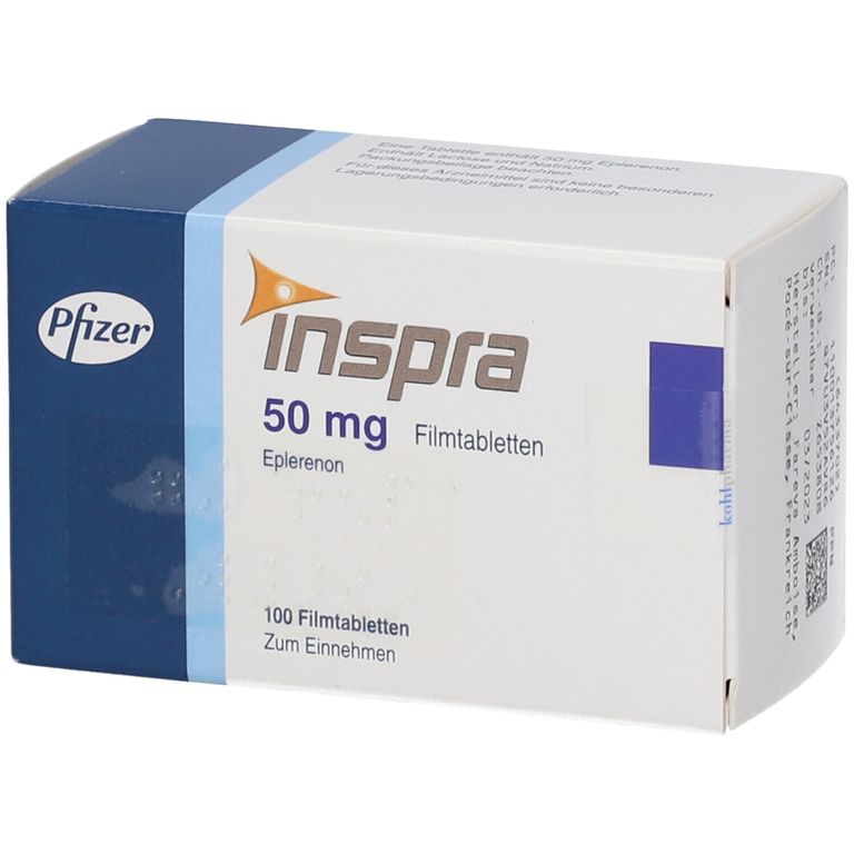 Inspra 50 mg 100 St mit dem E-Rezept kaufen - Shop Apotheke