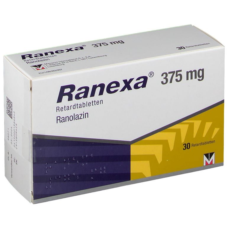 Ranexa® 375 mg 30 St mit dem E-Rezept kaufen - Shop Apotheke
