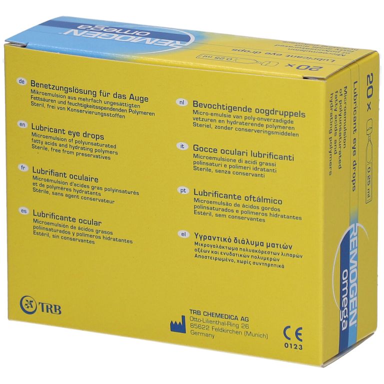 REMOGEN® Omega 20x0,25 ml - Shop Apotheke