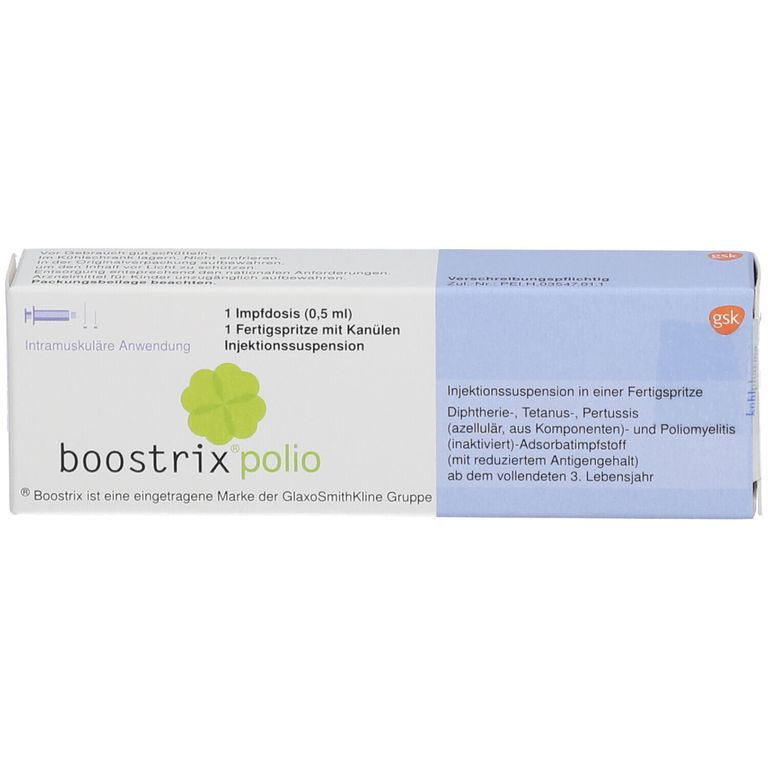 Boostrix® Polio 0,5 ml mit dem E-Rezept kaufen - Shop Apotheke
