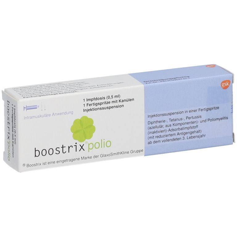 Boostrix® Polio 0,5 ml mit dem E-Rezept kaufen - Shop Apotheke