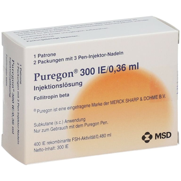 Puregon 300 I.E./0,36 ml 1 St mit dem E-Rezept kaufen - Shop Apotheke