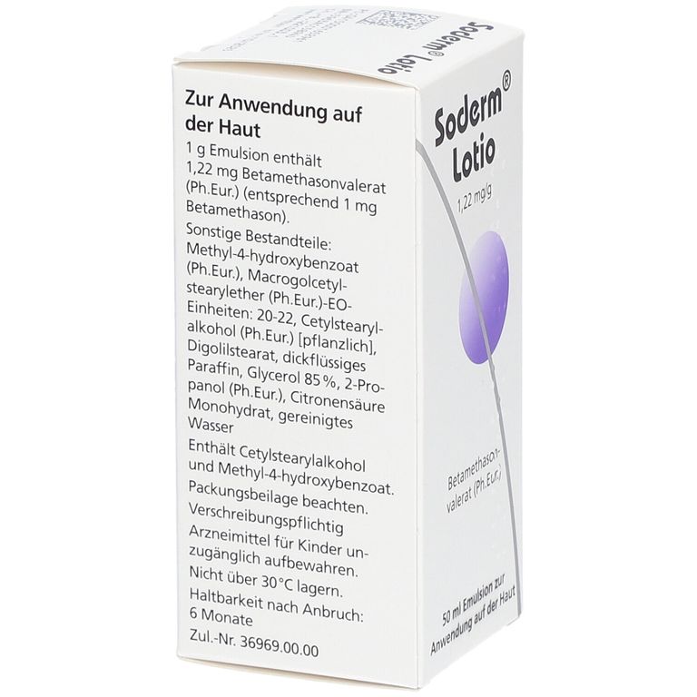 Soderm® Lotio 1,22 mg/g 50 ml mit dem E-Rezept kaufen - Shop Apotheke