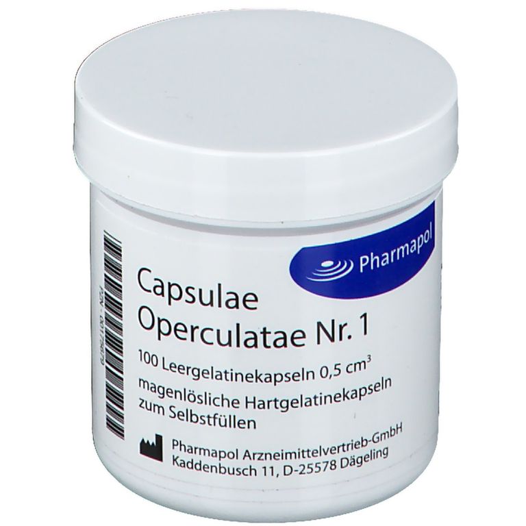 Capsulae Operculatae Kapseln Nr. 1 0,5 100 St - Shop Apotheke