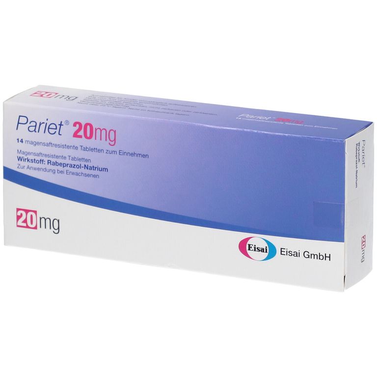 Pariet® 20 mg 14 St mit dem E-Rezept kaufen - Shop Apotheke