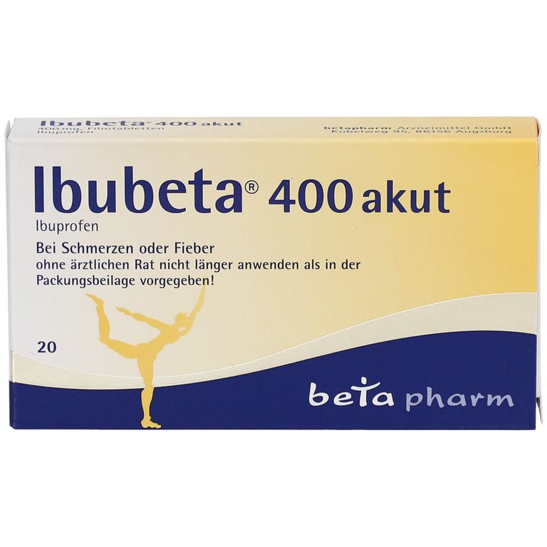 Ibubeta® 400 akut 20 St - Shop Apotheke