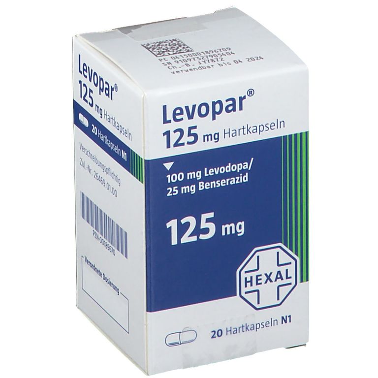 Levopar® 125 mg 20 St mit dem E-Rezept kaufen - Shop Apotheke