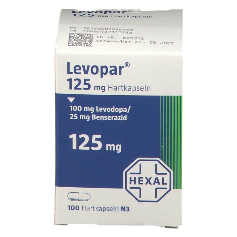 Levopar® 125 mg 100 St mit dem E-Rezept kaufen - Shop Apotheke