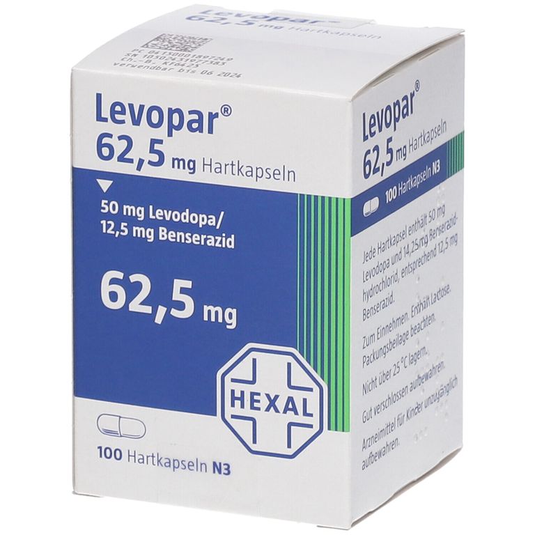Levopar® 62,5 mg 100 St mit dem E-Rezept kaufen - Shop Apotheke