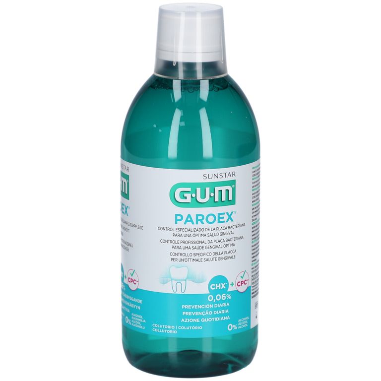 GUM® Paroex Mundspülung 0,06 % 500 ml - Shop Apotheke