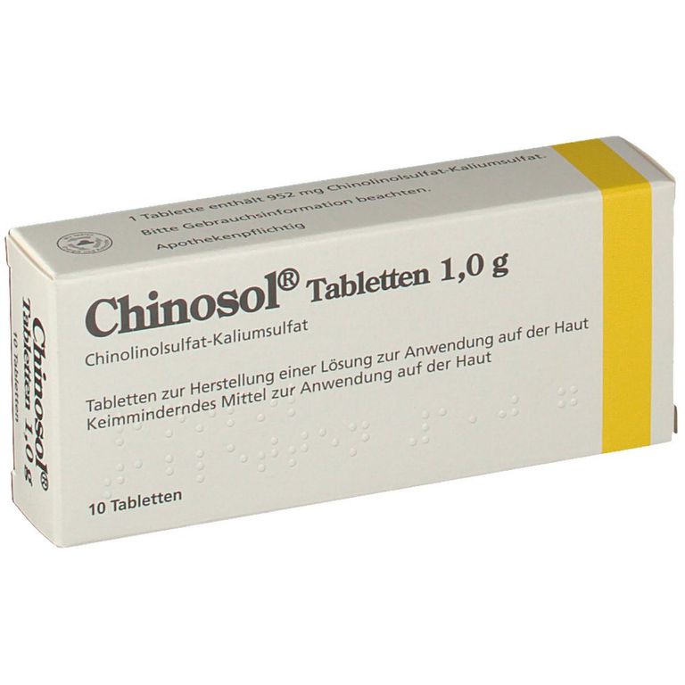 Chinosol® Tabletten 1,0 g 10 St - Shop Apotheke